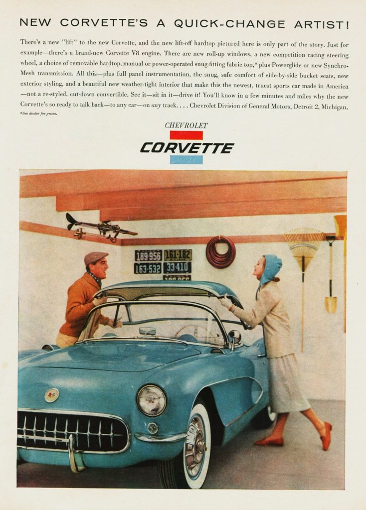 1956 Corvette Advertisements & Posters