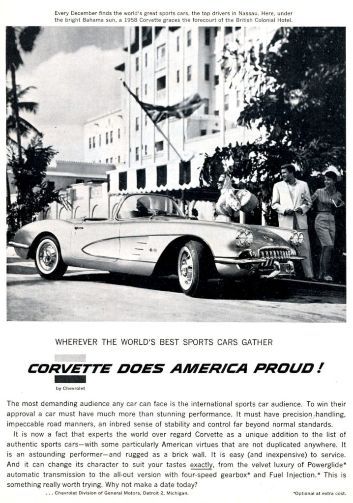 1958 Corvette Advertisements & Posters
