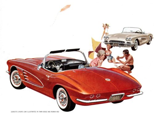 1961 Corvette Advertisements & Posters
