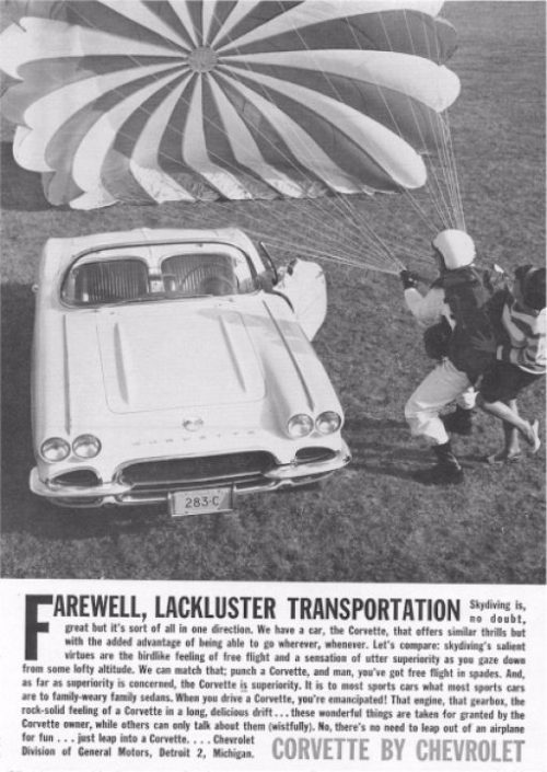 1962 Corvette Advertisements & Posters