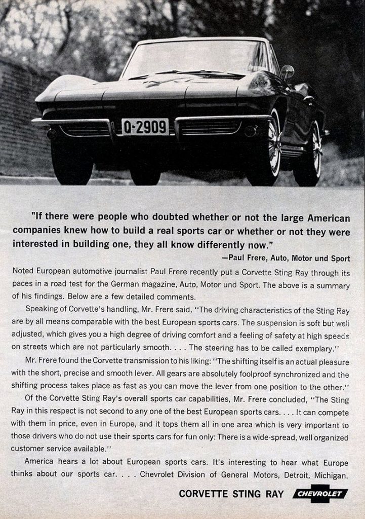 1964 Corvette Advertisements & Posters