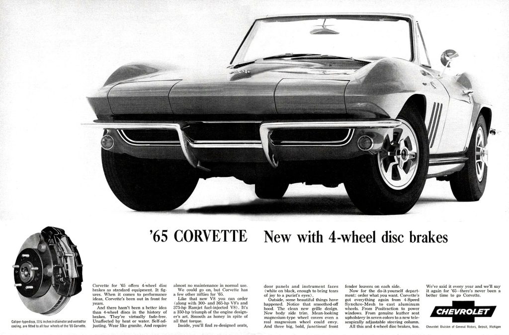 1965 Corvette Advertisements & Posters