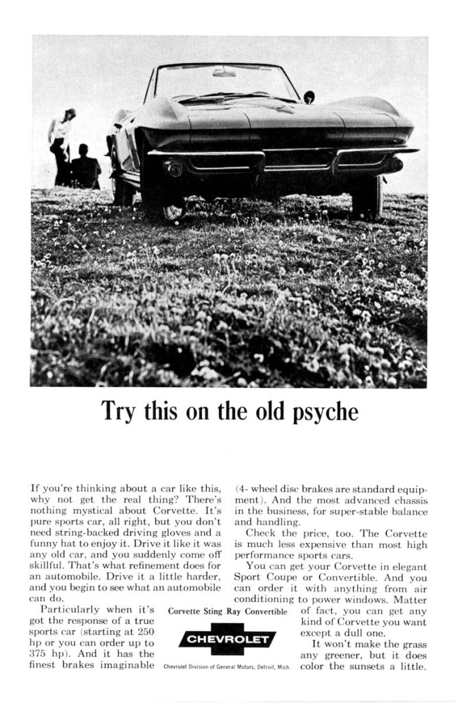 1965 Corvette Advertisements & Posters