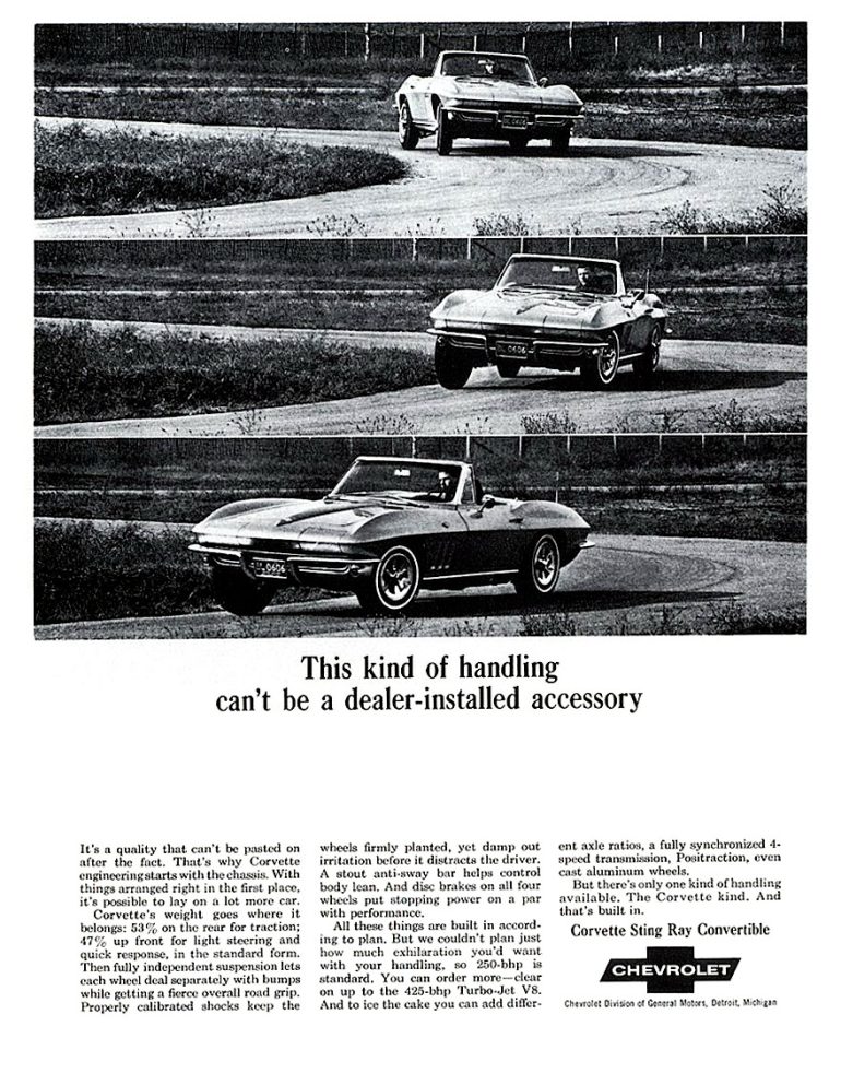 1965 Corvette Advertisements & Posters