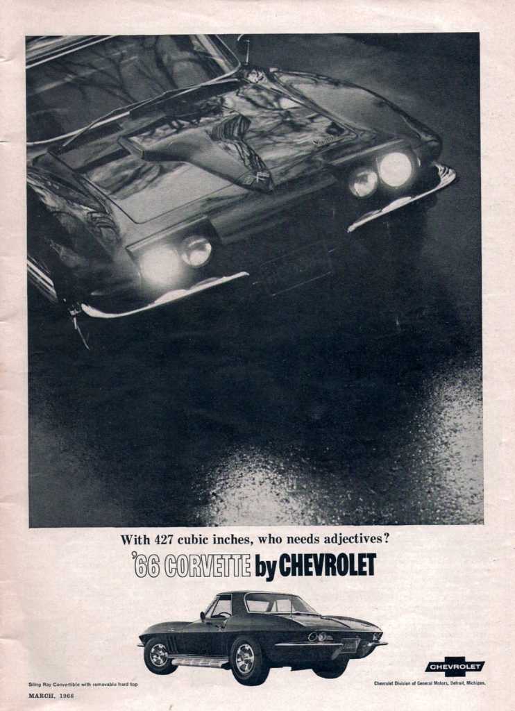 1966 Corvette Advertisements & Posters