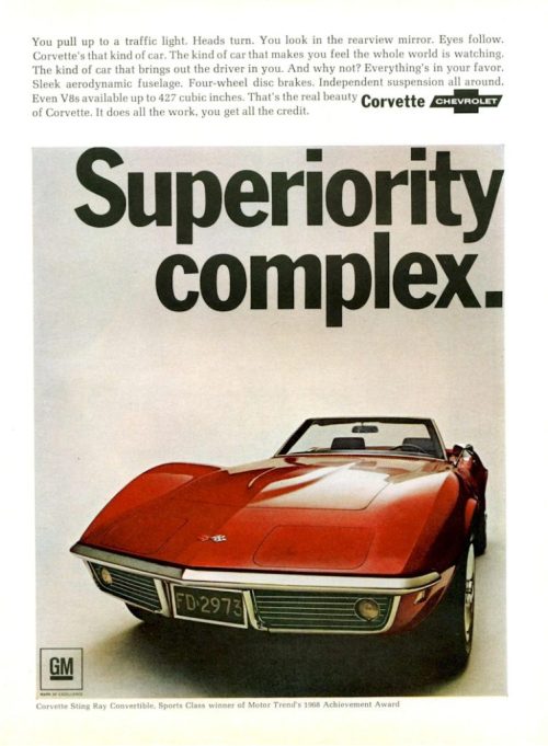 1968 Corvette Advertisements & Posters