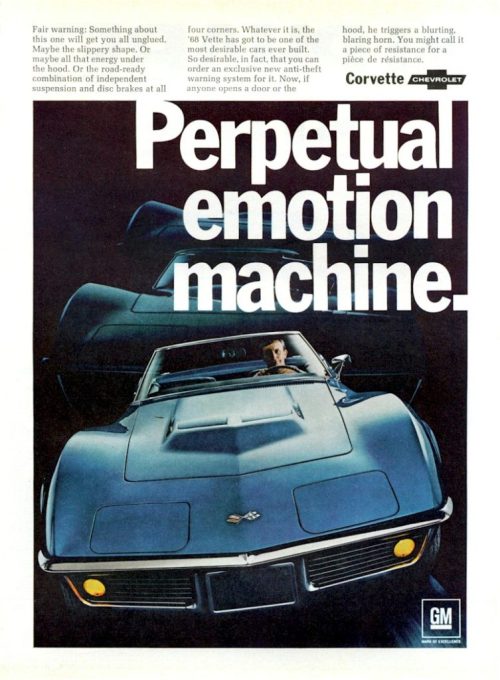 1968 Corvette Advertisements & Posters
