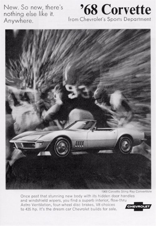 1968 Corvette Advertisements & Posters