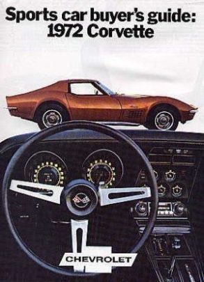 1972 Corvette Advertisements & Posters