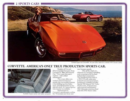 1975 Corvette Advertisements & Posters