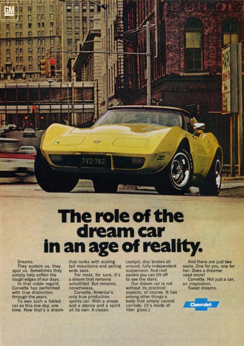 1975 Corvette Advertisements & Posters