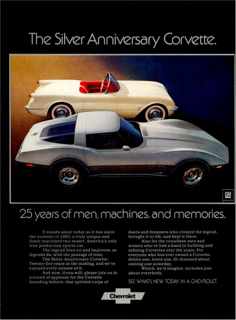 1978 Corvette Advertisements & Posters