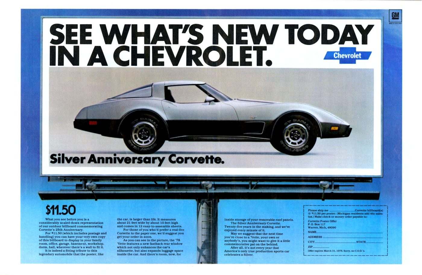 1978 Corvette Advertisements & Posters