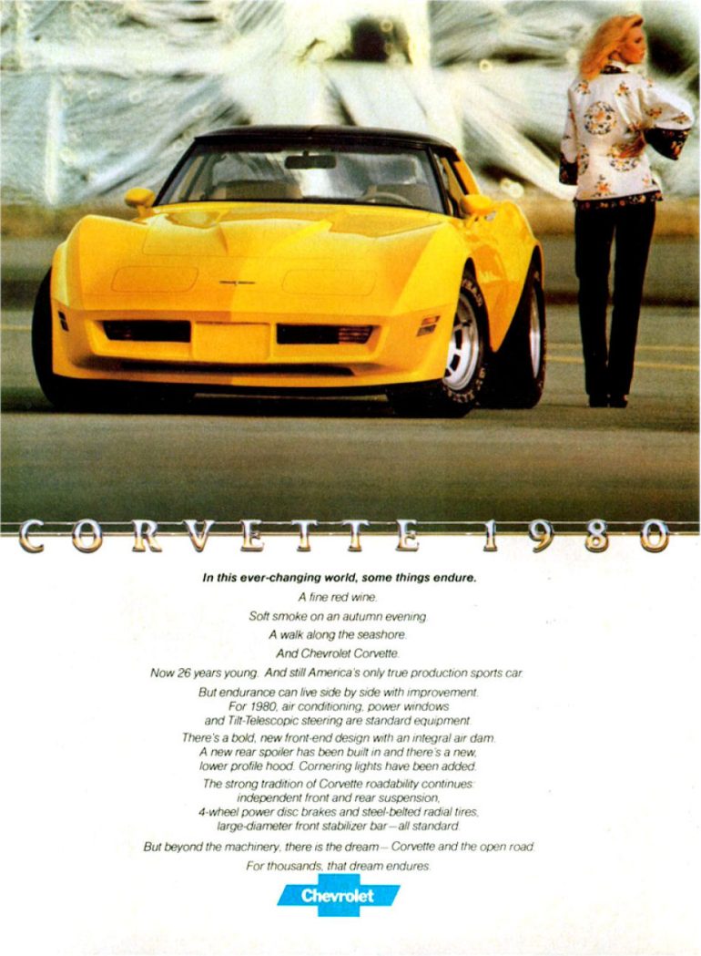 1980 Corvette Advertisements & Posters