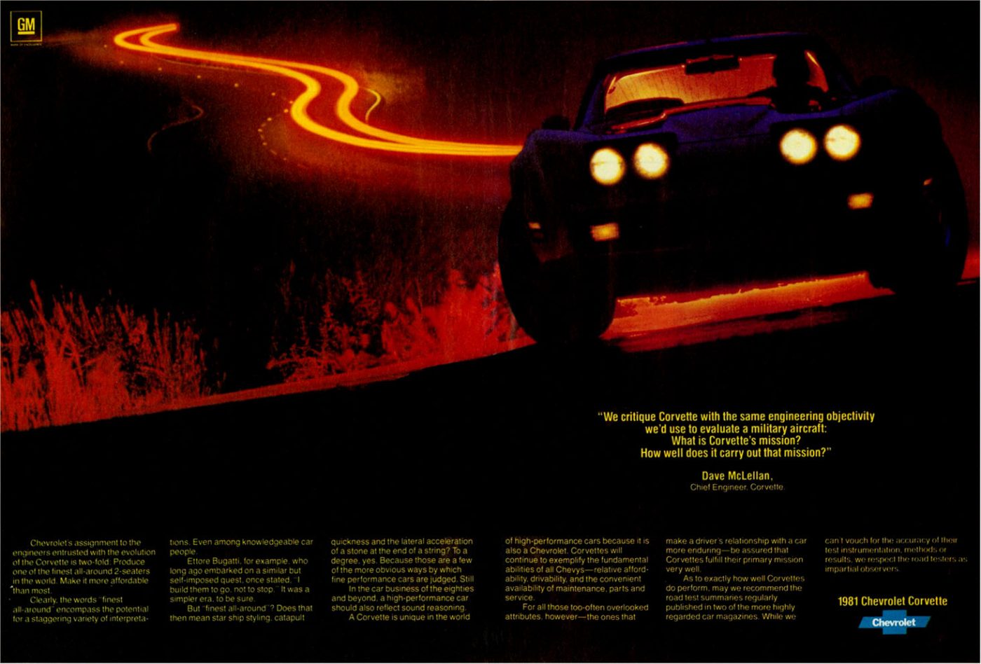 1981 Corvette Advertisements & Posters