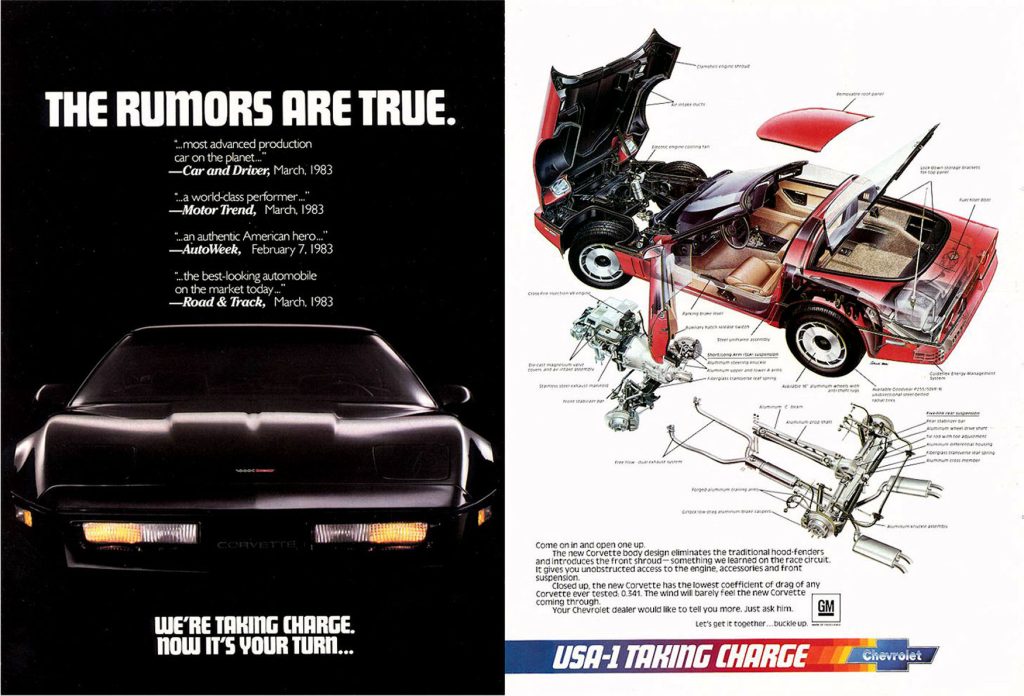 1984 Corvette Advertisements & Posters