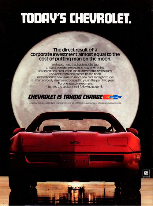 1984 Corvette Advertisements & Posters