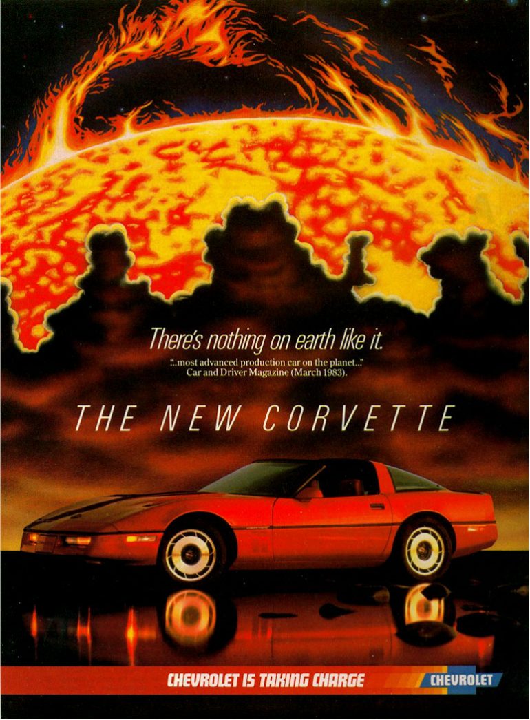 1984 Corvette Advertisements & Posters