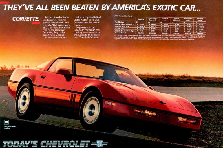 1985 Corvette Advertisements Archives - CorvSport.com