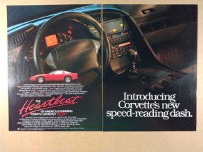 1990 Corvette Advertisements & Posters