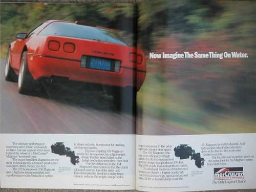 1990 Corvette Advertisements & Posters