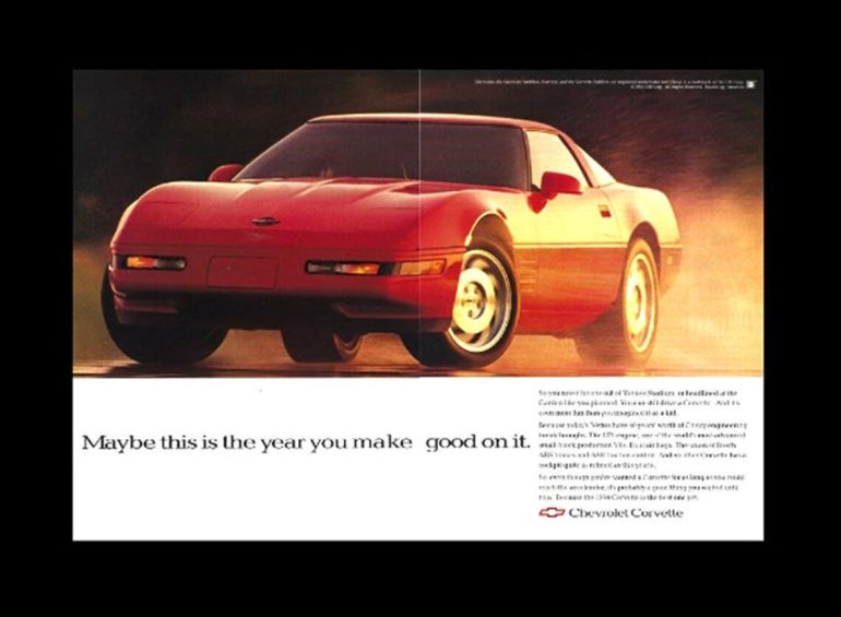 1994 Corvette Advertisements & Posters