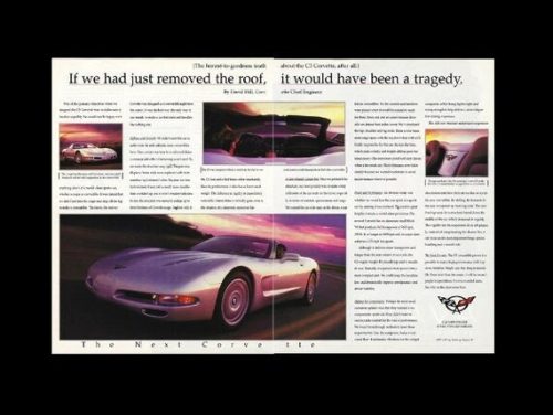 1997 Corvette Advertisements & Posters