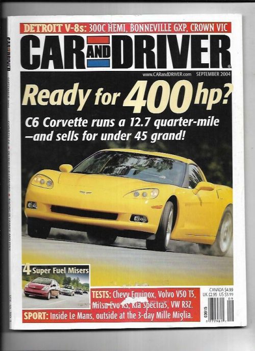 2004 Corvette Advertisements & Posters