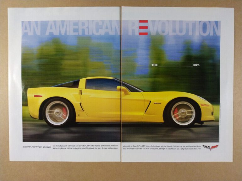 2006 Corvette Advertisements & Posters
