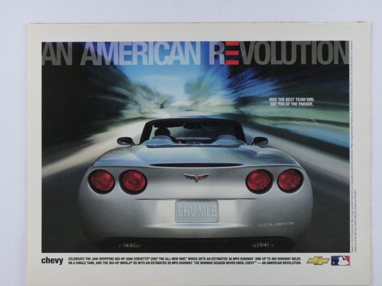 2006 Corvette Advertisements & Posters