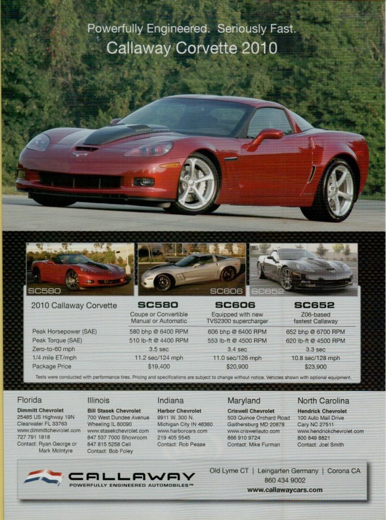 2010 Corvette Advertisements & Posters