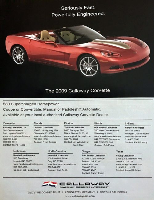 2009 Corvette Advertisements & Posters
