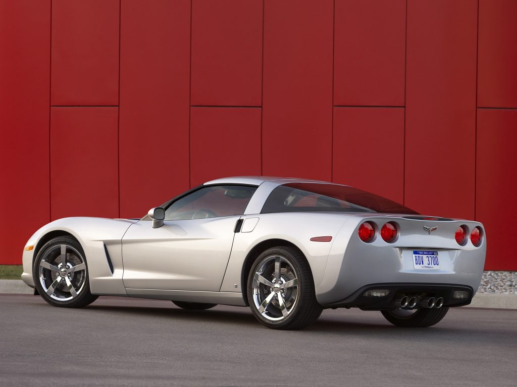 Machine Silver 2008 Chevrolet Corvette