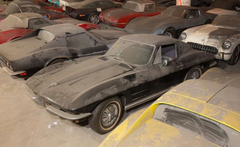 Peter Max Corvette Collection Exhumed from Parking-Garage Purgatory