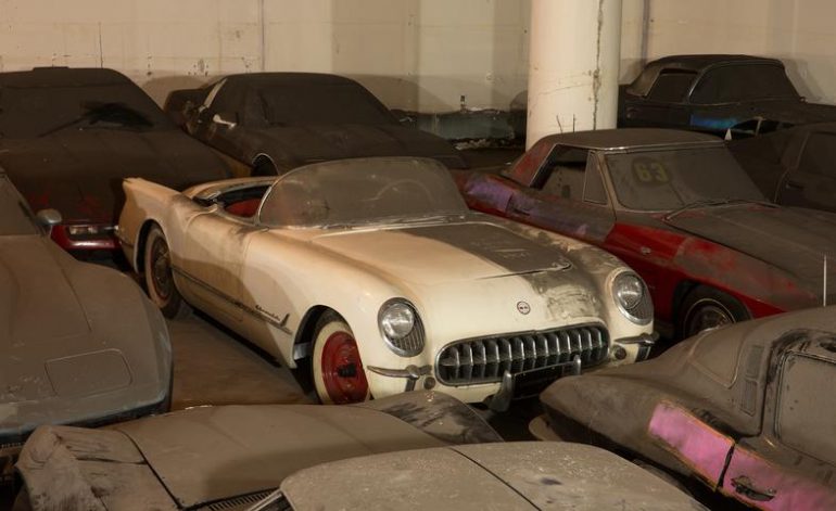 Peter Max Corvette Collection Exhumed from Parking-Garage Purgatory