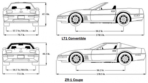 1993 Corvette Performance & Specifications
