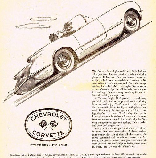 Corvette Advertisements Over The Years