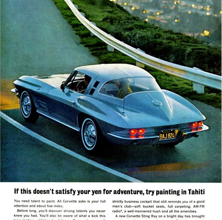 Corvette Advertisements Over The Years