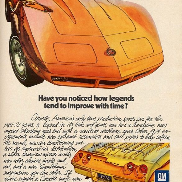 Corvette Advertisements Over The Years