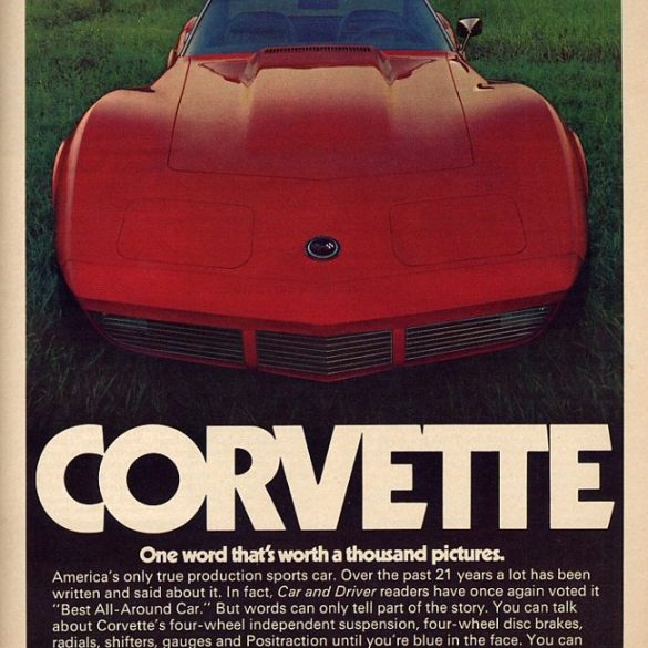 Corvette Advertisements Over The Years