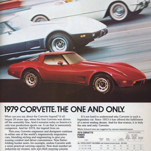 Corvette Advertisements Over The Years
