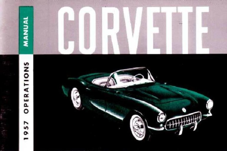 Free Corvette Manuals for Every Model Year: C1 - C8