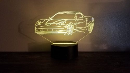 Chevy Corvette C6 LED Display Table Lamp | | CorvSport.com