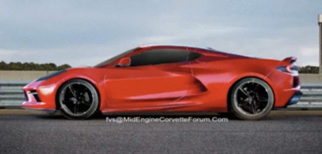 See How the C8 and C7 Corvette Size Compares