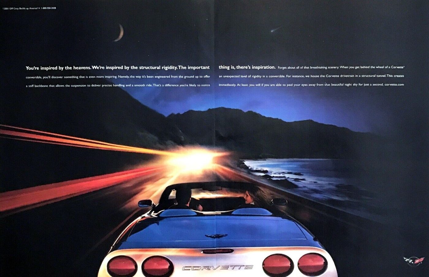2001 Corvette Advertisements & Posters