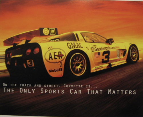 2001 Corvette Advertisements & Posters