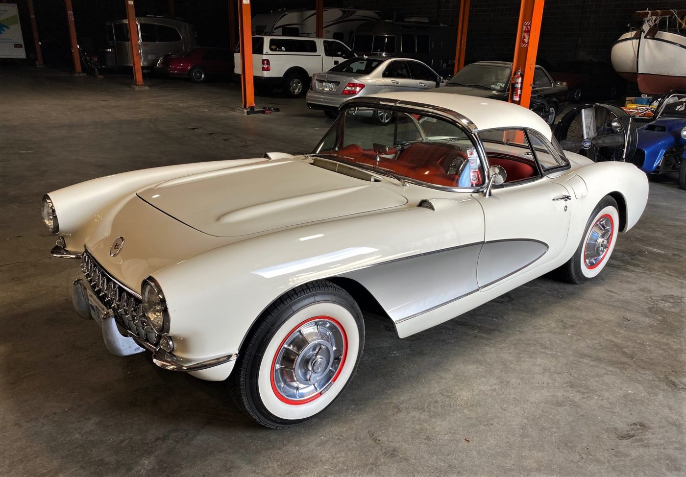 FOR SALE: A 1957 Chevrolet Corvette