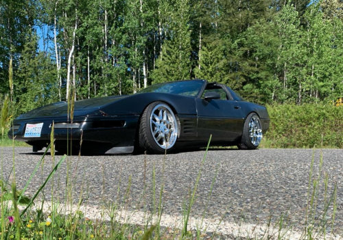 Watch This Lowered C4 Corvette Drift Under a Semi Truck | CorvSport.com