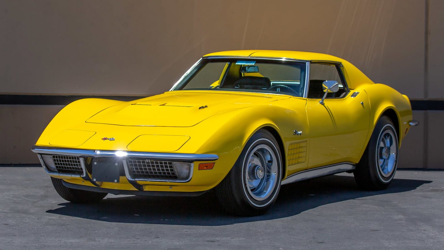 Sunflower Yellow 1971 Chevrolet Corvette