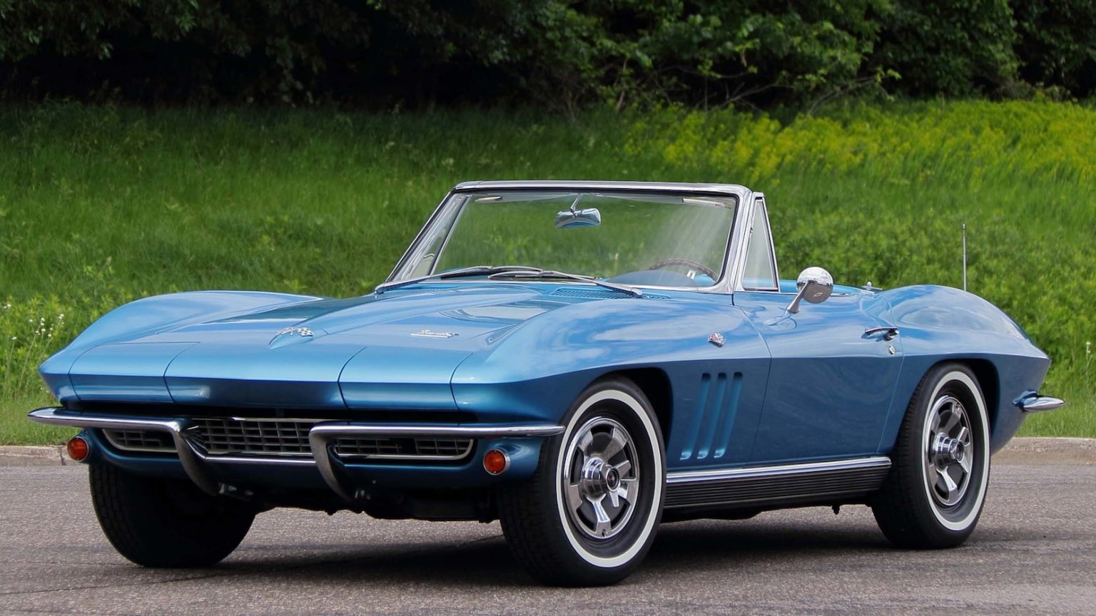Nassau Blue 1966 Chevrolet Corvette